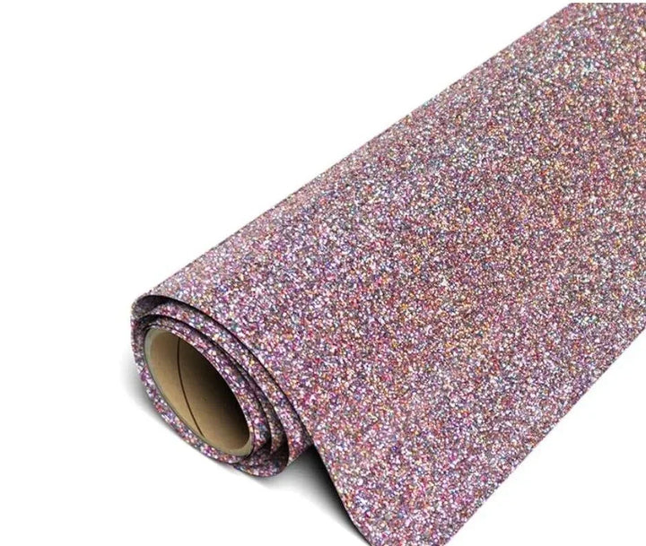 Heat Transfer Vinyl Glitter HTV - Confetti (1 Roll - 12"x 60") | Bulk ...