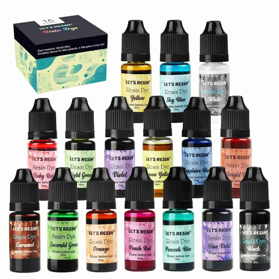 Let's Resin Liquid Resin Pigment Color Set (16... – Master Maker Crafts